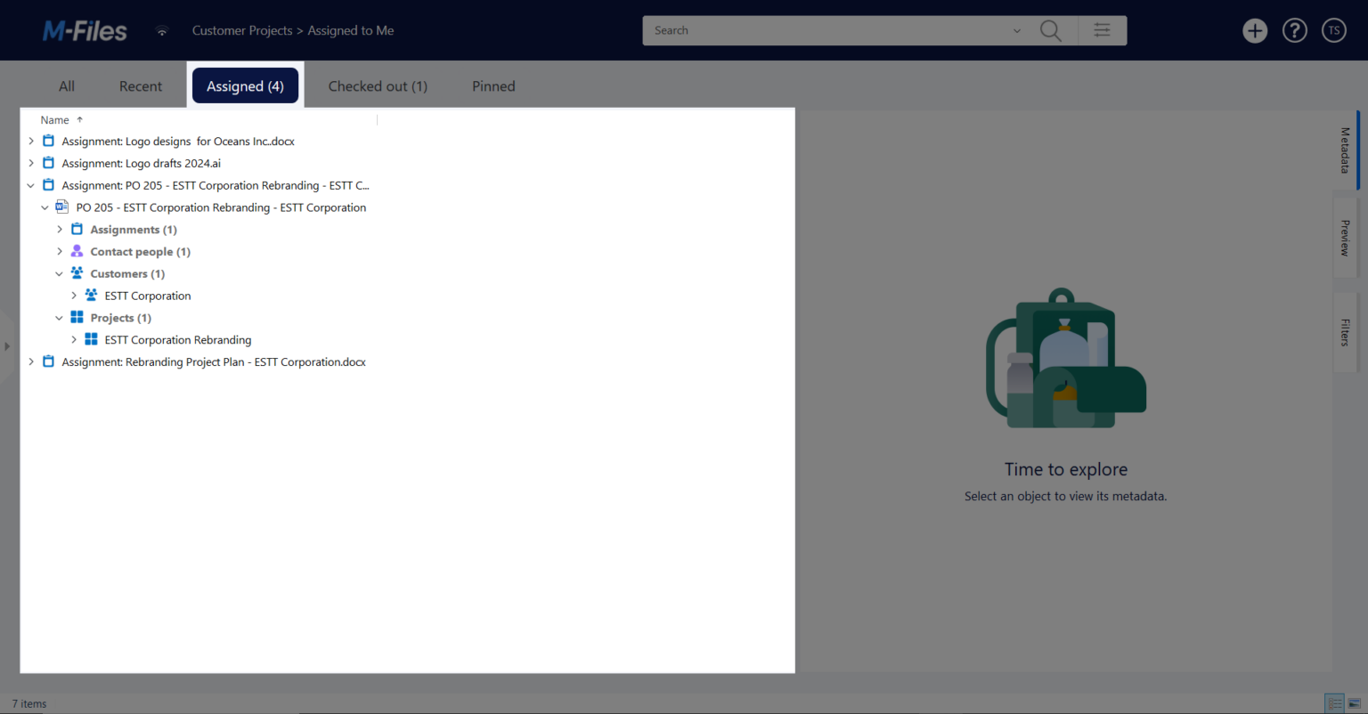 How to Use Views - M-Files Help Center