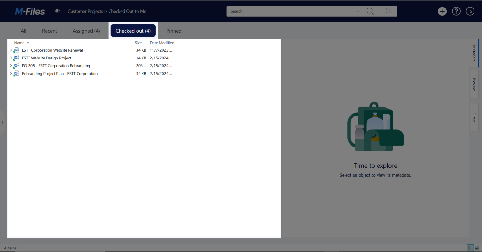 How to Modify Documents - M-Files Help Center