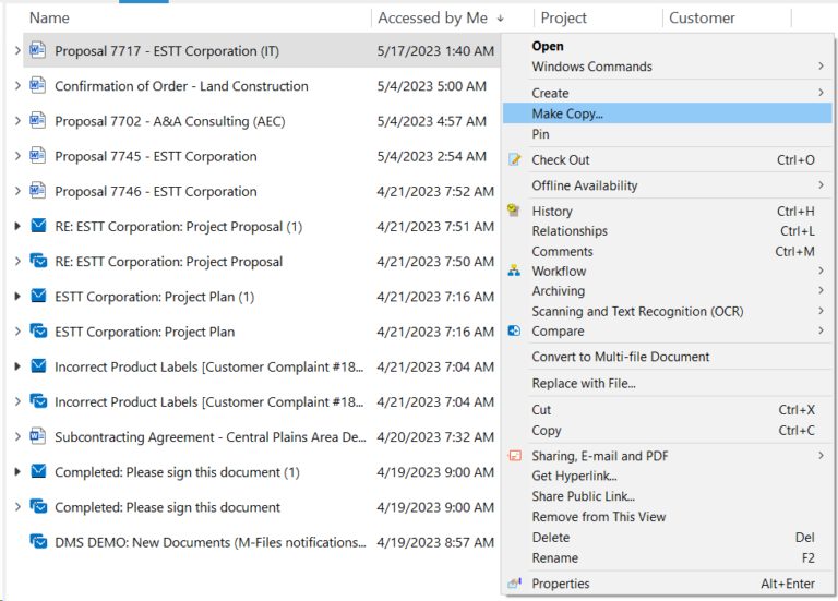 How to Save Documents - M-Files Help Center
