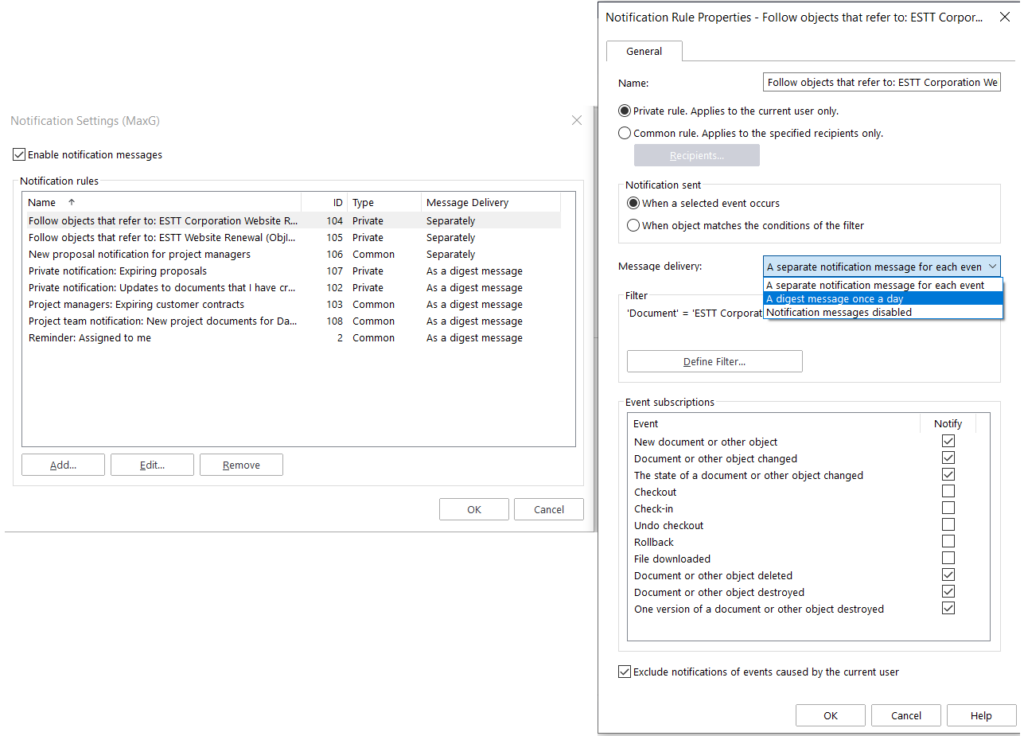 How to Create Notifications in M-Files - M-Files Help Center