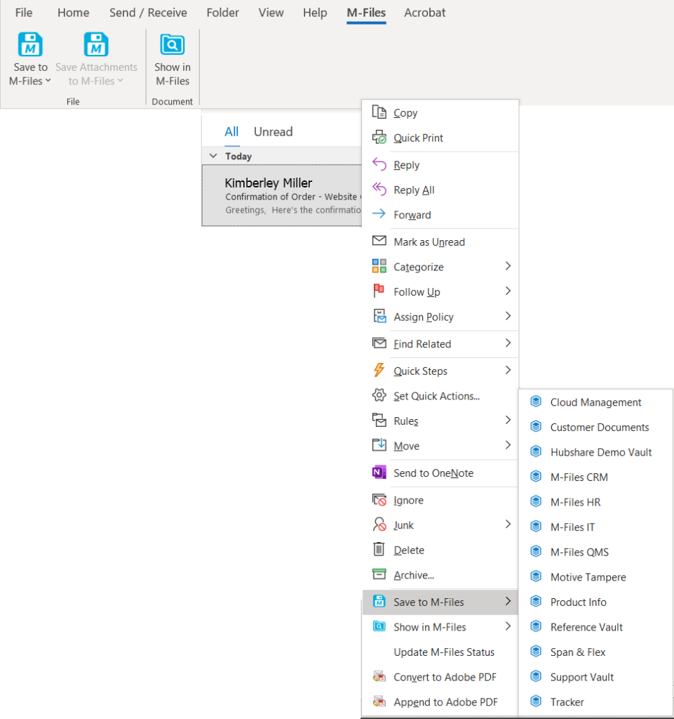 How to Share Documents - M-Files Help Center
