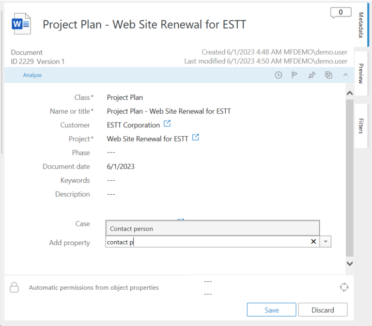 What is Metadata? - M-Files Help Center