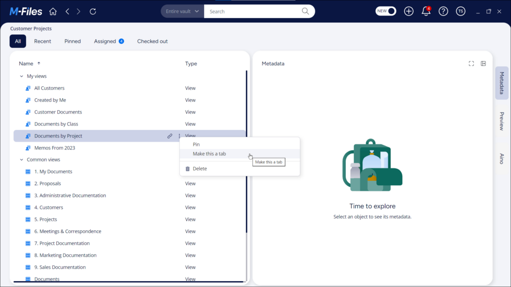 New M-Files Desktop - M-Files Help Center
