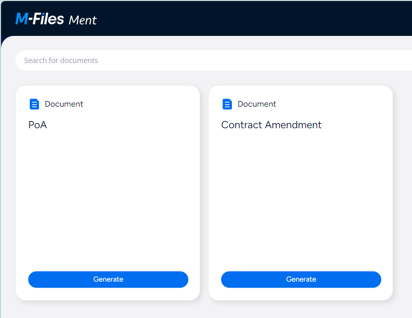 Get to Know the M-Files Ment Integration - M-Files Help Center