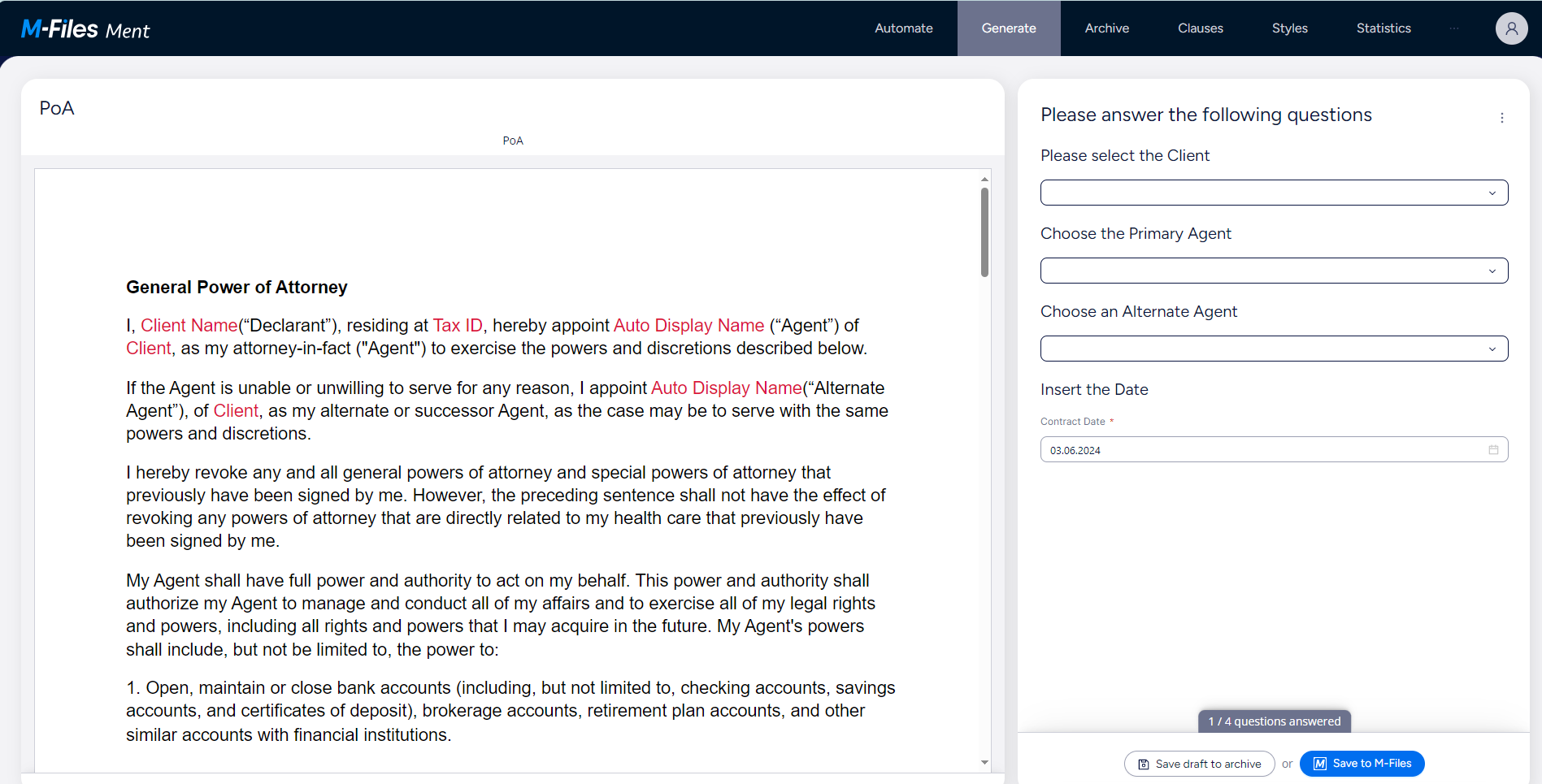 Get to Know the M-Files Ment Integration - M-Files Help Center